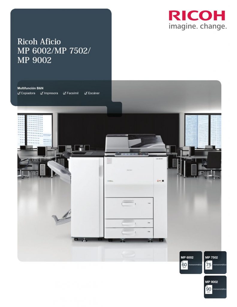 RICOH Aficio MP 9002 - FOTOCOPIADORA PERU